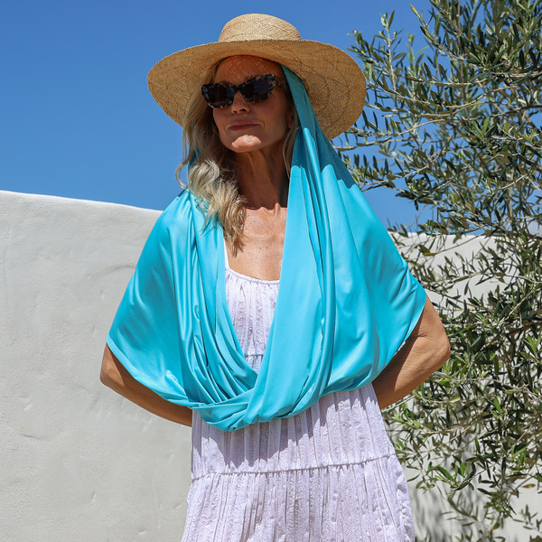 Australia’s most popular Sun Scarf. All-weather UV scarf. Capri - Sun Bella