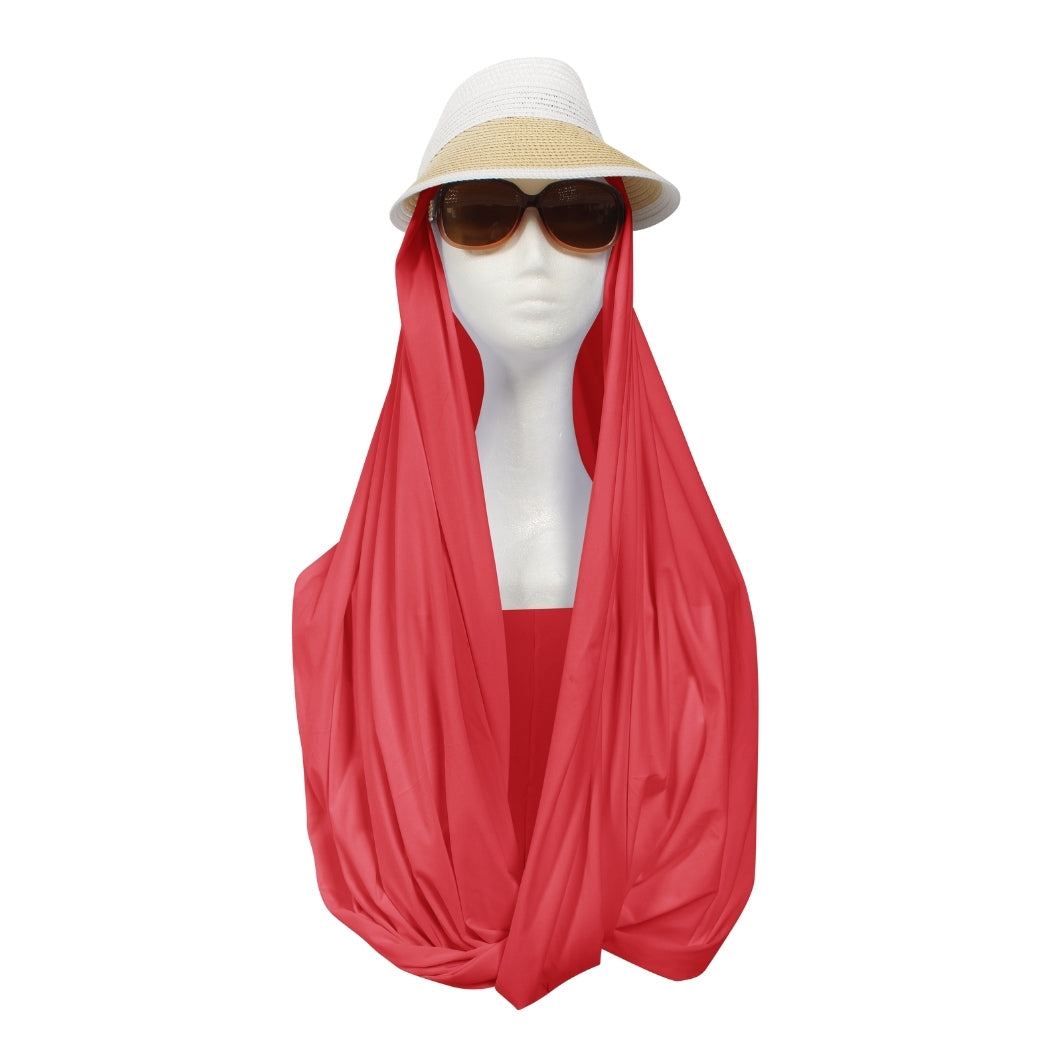 Australia’s most popular Sun Scarf. All-weather UV scarf. Sugar Coral ...